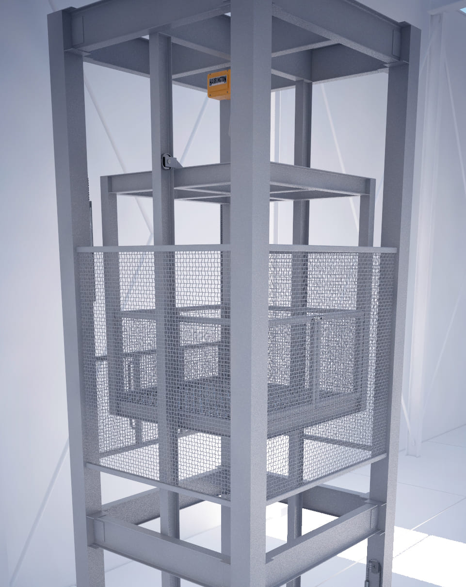 Elevadores de carga industrial - Sacar del Centro